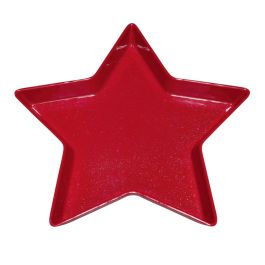 STAR TWINKLE DUST PLATE - RED